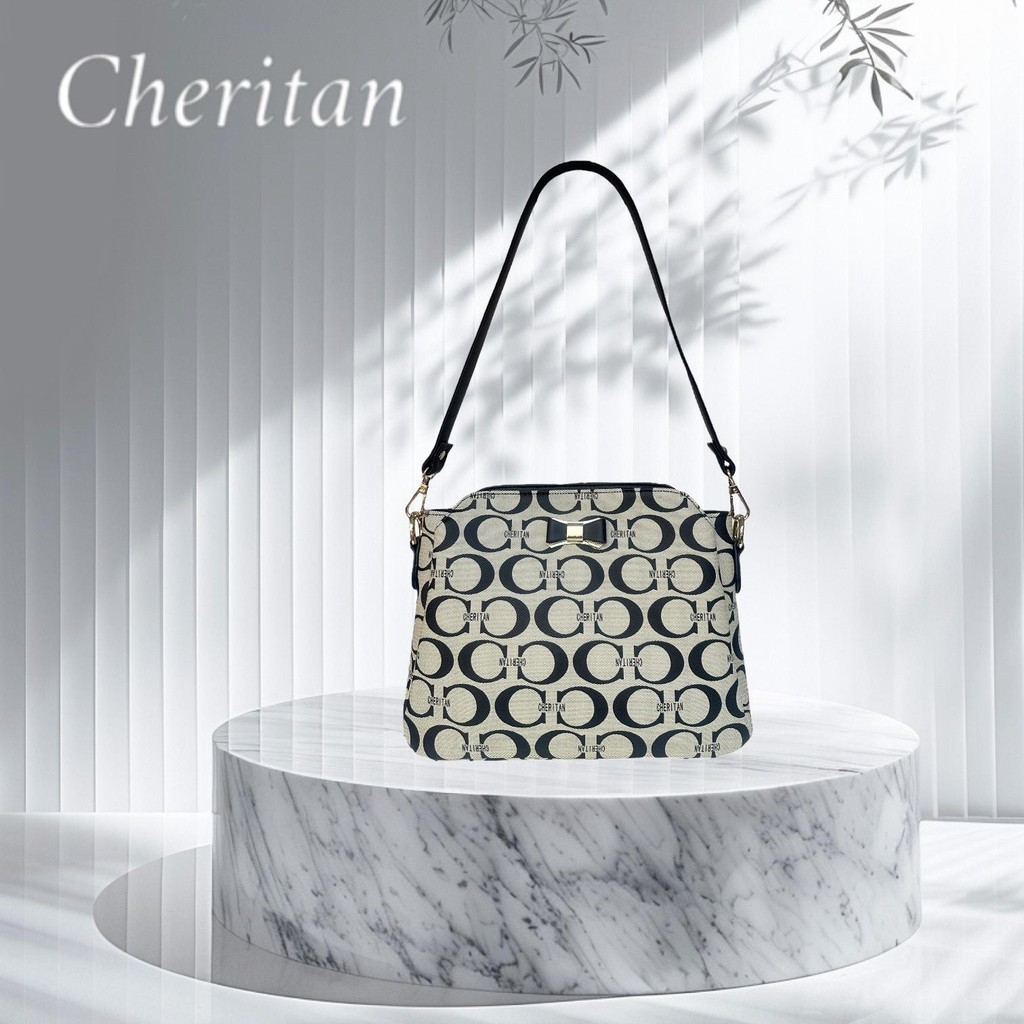 Cheritan กระเป๋าสะพายข้าง 10 นิ้ว แต่งโบว์ แบรนด์ไทย คุณภาพดี เชอรีตัน ...