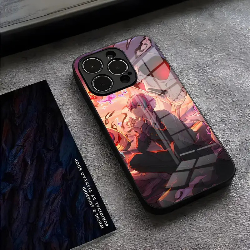 Bk-1 ญี่ปุ่นอะนิเมะ Sekai Clear เคสโทรศัพท์สําหรับ IPhone 13 Pro Max 14 Plus 12 Mini 11 15 X XR ...