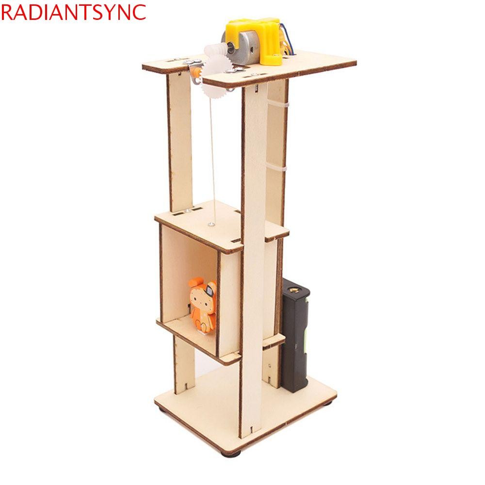 Radiantsync ลิฟท์ไม้ DIY ประกอบอุปกรณ์ห้องปฏิบัติการสิ่งประดิษฐ์นักเรียนแฟนเทคโนโลยีสิ่งประดิษฐ์ ...