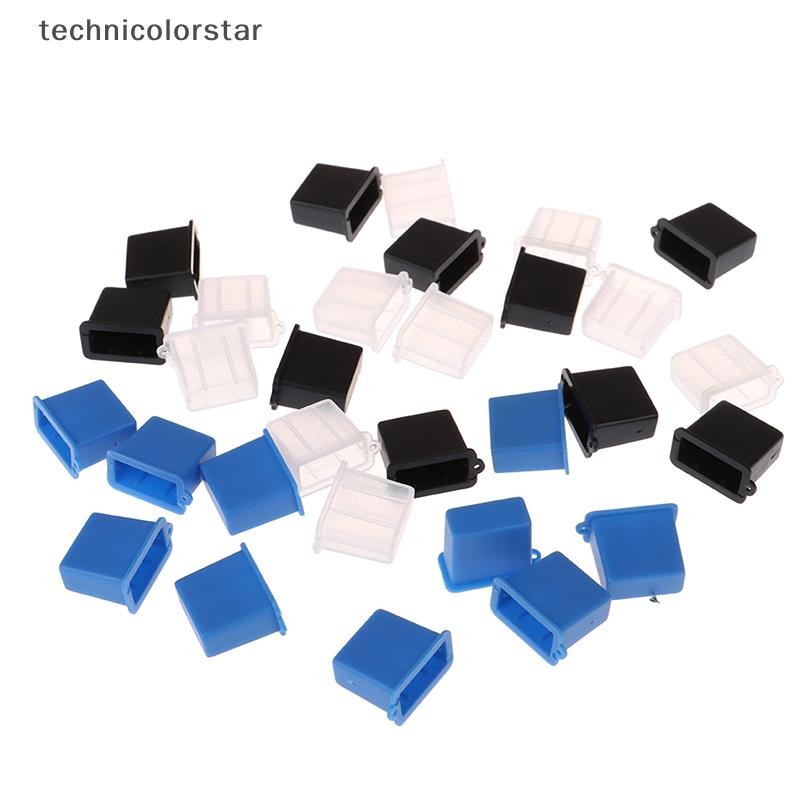 Trsr 10 ชิ้นใหม่ USB ประเภท A ชาย Anti-Dust Plug Stopper ฝาครอบ ...
