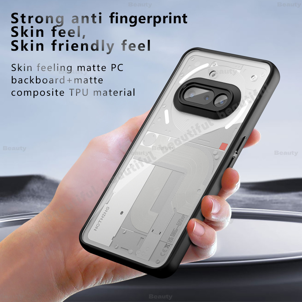 สําหรับ Nothing Phone (3A) Pro Case Ultra Thin Matte Translucent Clear ...
