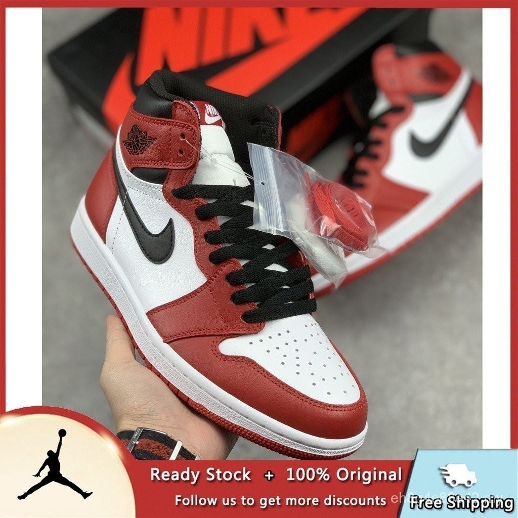 Yhou NK Air Jordan 1 Retro High OG Chicago AJ1 รองเท้าวิ่งผู้ชายรองเท้ากีฬา Unisex 2022 9URV ...