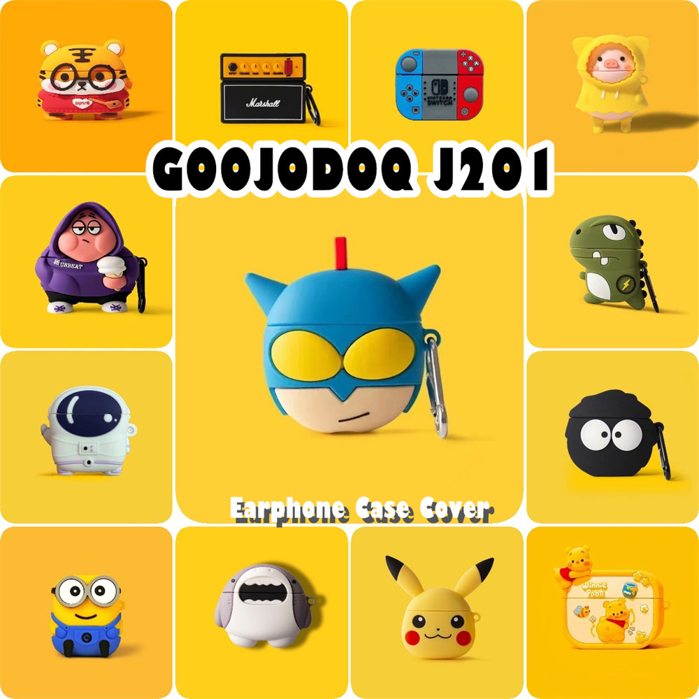 READY STOCK!นําไปใช้กับ GOOJODOQ J201 เคส Case เคสหูฟัง การ์ตูนซอก ...
