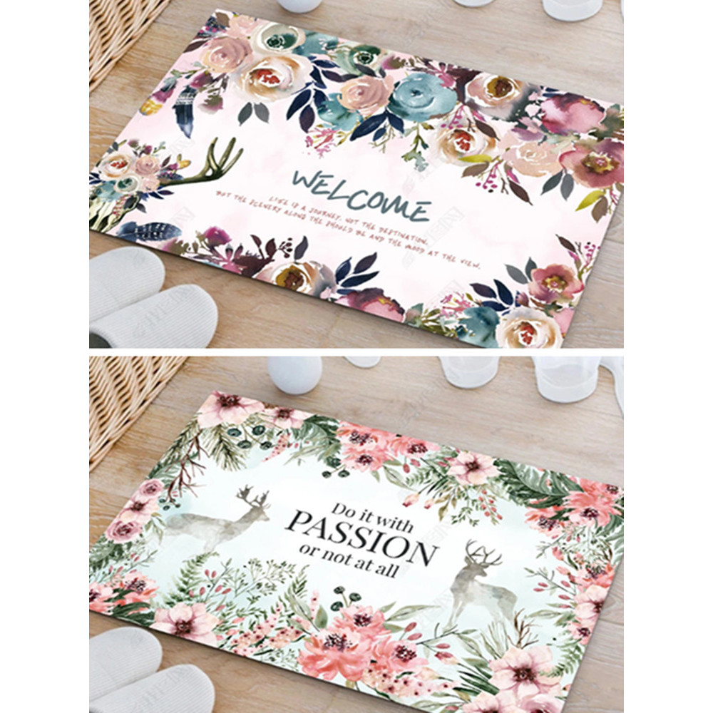 แผ่นกันลื่นสำหรับห้องน้ำ แผ่นประตู ทางเข้าห้องนอน แผ่นเท้าชiba inu แผ่น ...