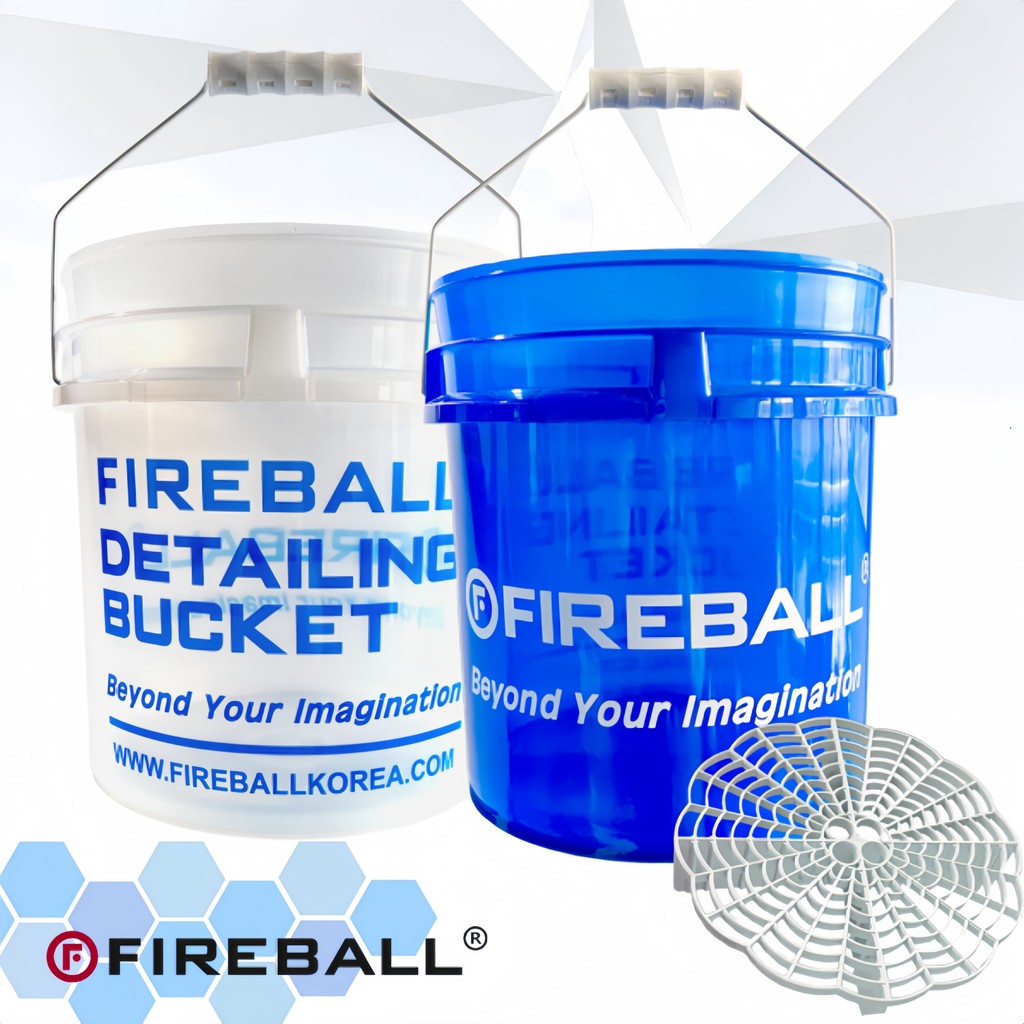 Fireball Detailing Bucket บั้งไฟถังล้างรถ18L หนาทนทานแบบอเมริกันแยกทราย ...