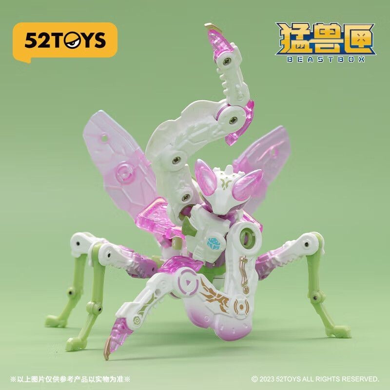 52TOYS Beast Box Series Lotus Mantis ของเล่นแปลงร่างโมเดลประกอบ ฟิกเกอร ...