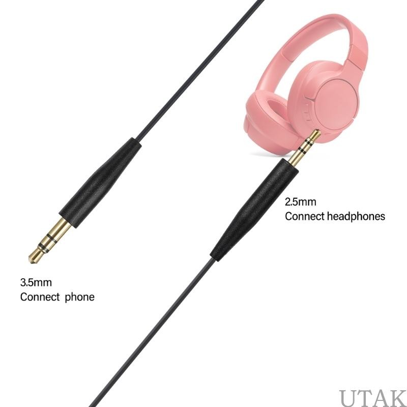 Tuake Enjoy การเชื่อมต่อ 3 5 มม. ถึง 2 5 มม. Aux ชุดหูฟังสําหรับ ...