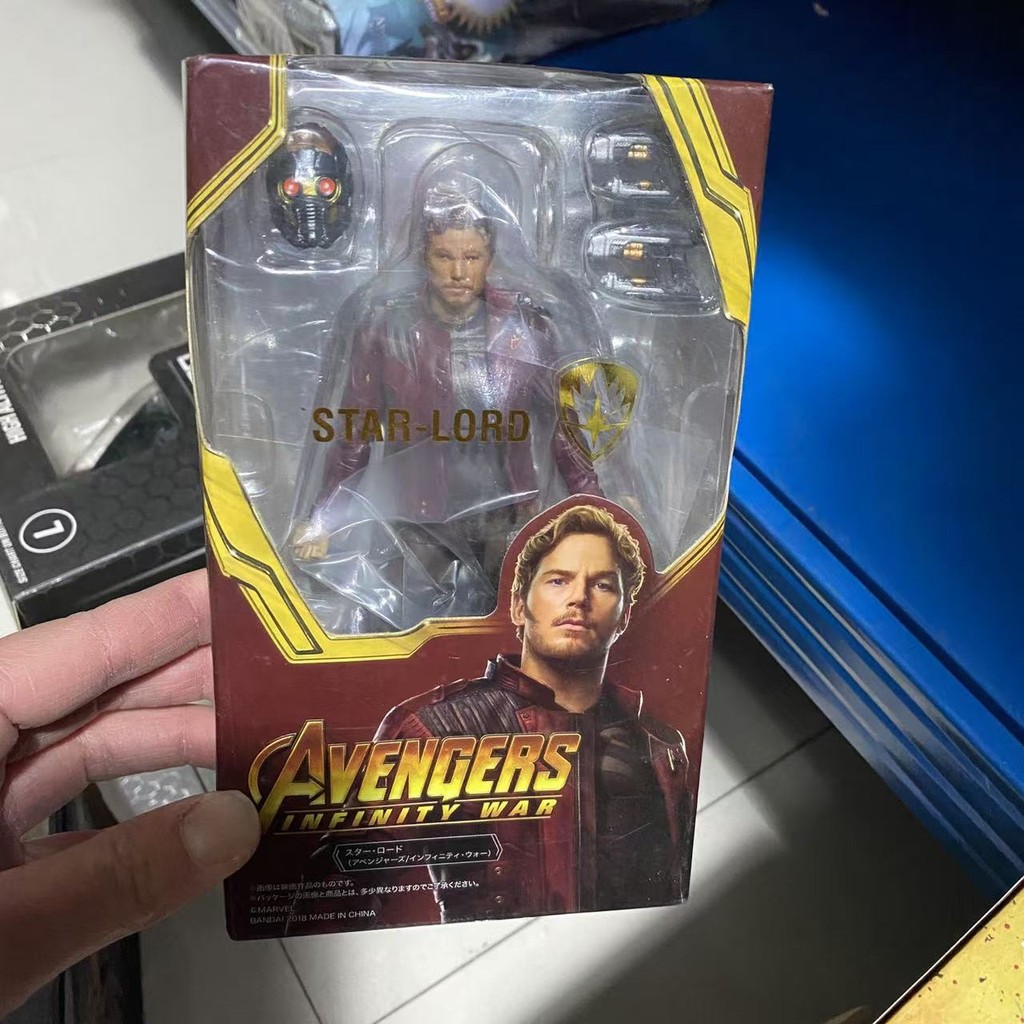 Shf Avengers: Infinity War the Star Lord Peter Jason Quill Action ...
