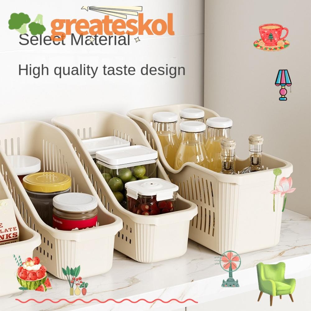 Greateskol Sundry Storage , กล่องเก็บของในครัวความจุขนาดใหญ่พลาสติก, ทน ...