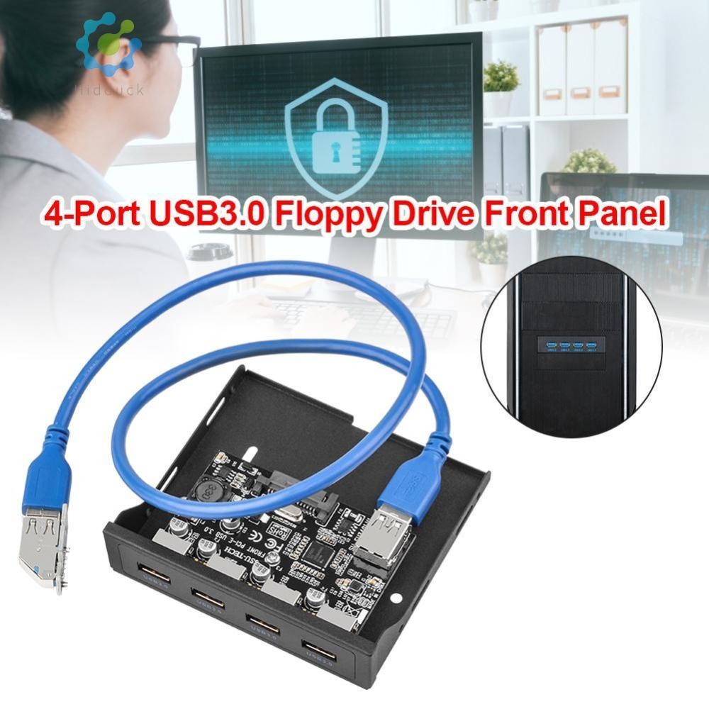 Pci-e 1X ถึง USB 3.0 PC แผงด้านหน้า 4 พอร์ต USB PCIe HUB พร้อม PCIe Express Riser A [Hidduck.th ...