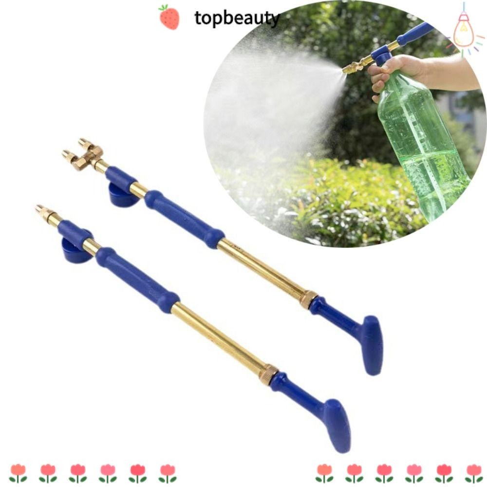 Topbeauty เครื่องพ่นชลประทาน, เดี่ยว/คู่หัว Push-pull Atomizing Misting หัวฉีด, ปรับหัวฉีดน้ํา ...