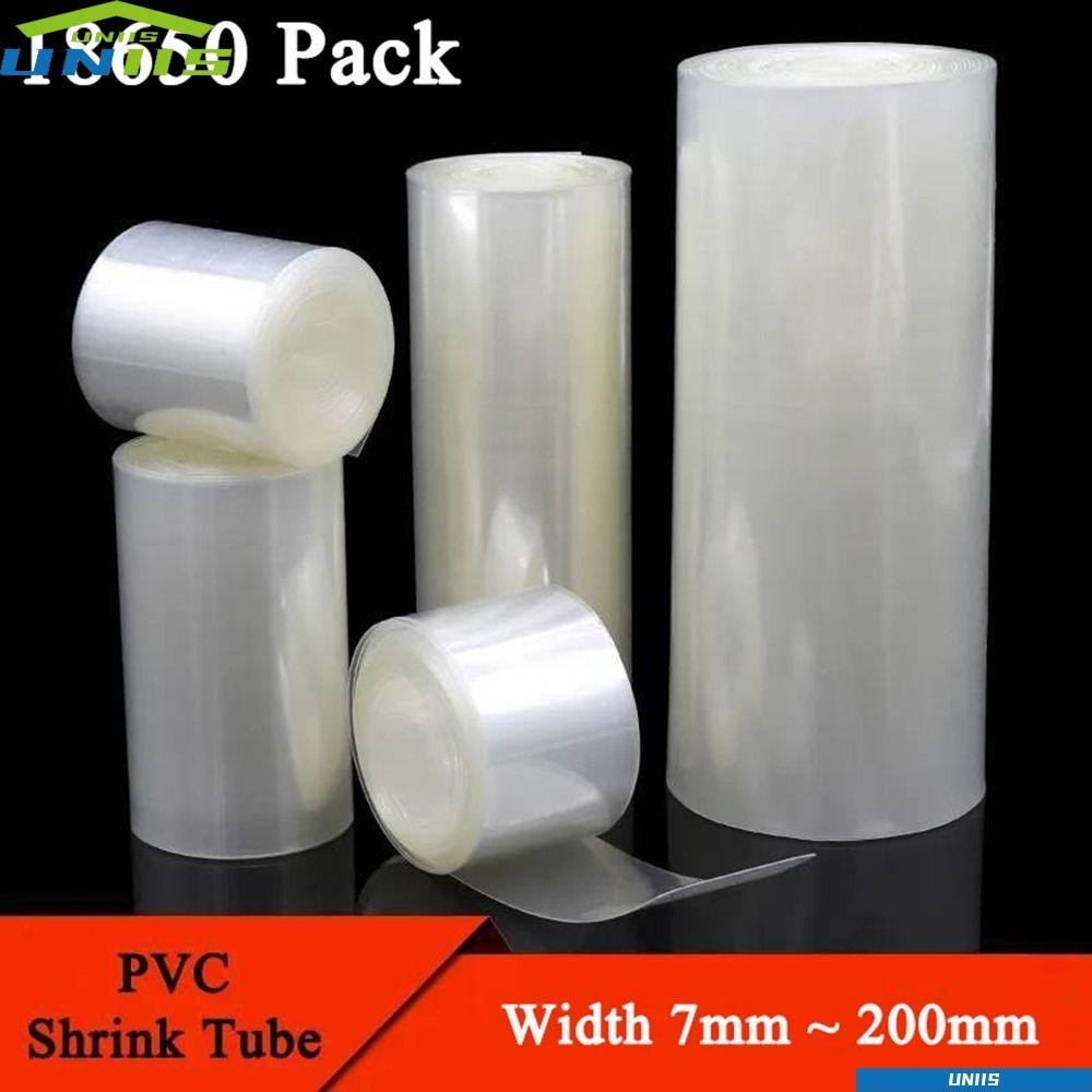 Uniis ปลอกหุ้มแบตเตอรี่ลิเธียม PVC 18650 Lipo กว้าง 30 มม.-200 มม. ยาว 1 เมตร 18650 | Shopee ...