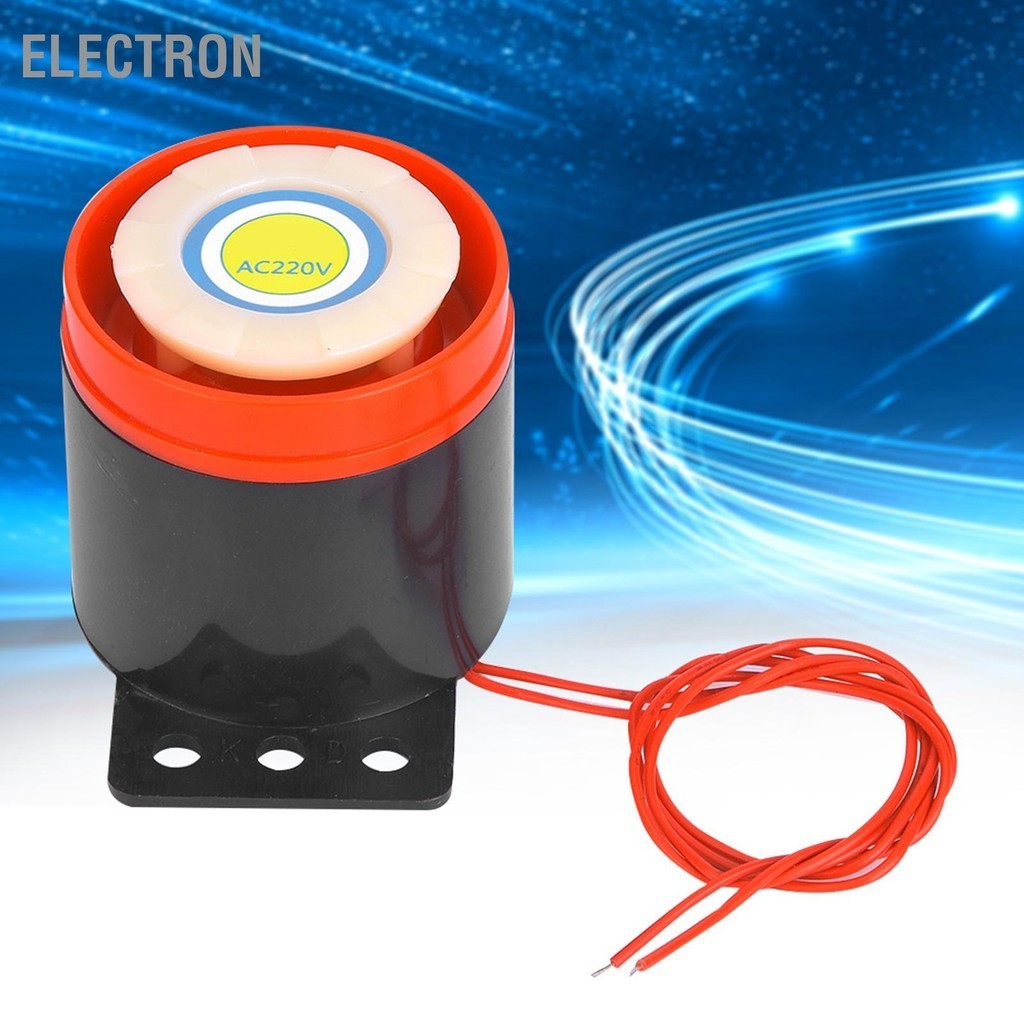 Electron AC 220V 110dB Active Buzzer Alarm Beeper พร้อมสายไฟสำหรับ ...