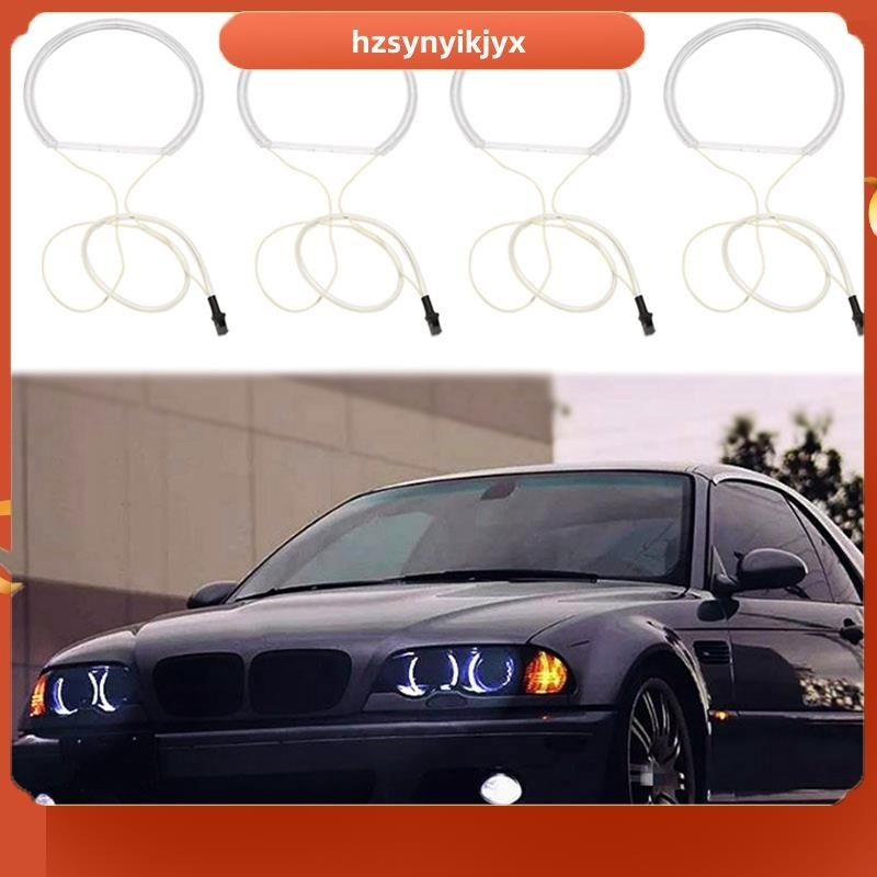 【hzsynyikjyx】ชุดไฟหน้า Led CCFL สีขาว 4 ชิ้น สําหรับ BMW E36 E46 E39 E38 | Shopee Thailand