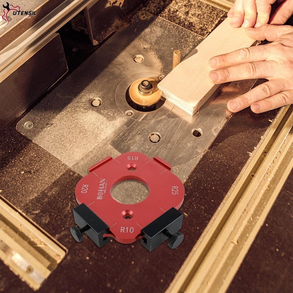 มุมกลมรัศมีแม ่ แบบโลหะงานไม ้ มุมเราเตอร ์ แม ่ แบบ R10 R15 R20 R25 ...