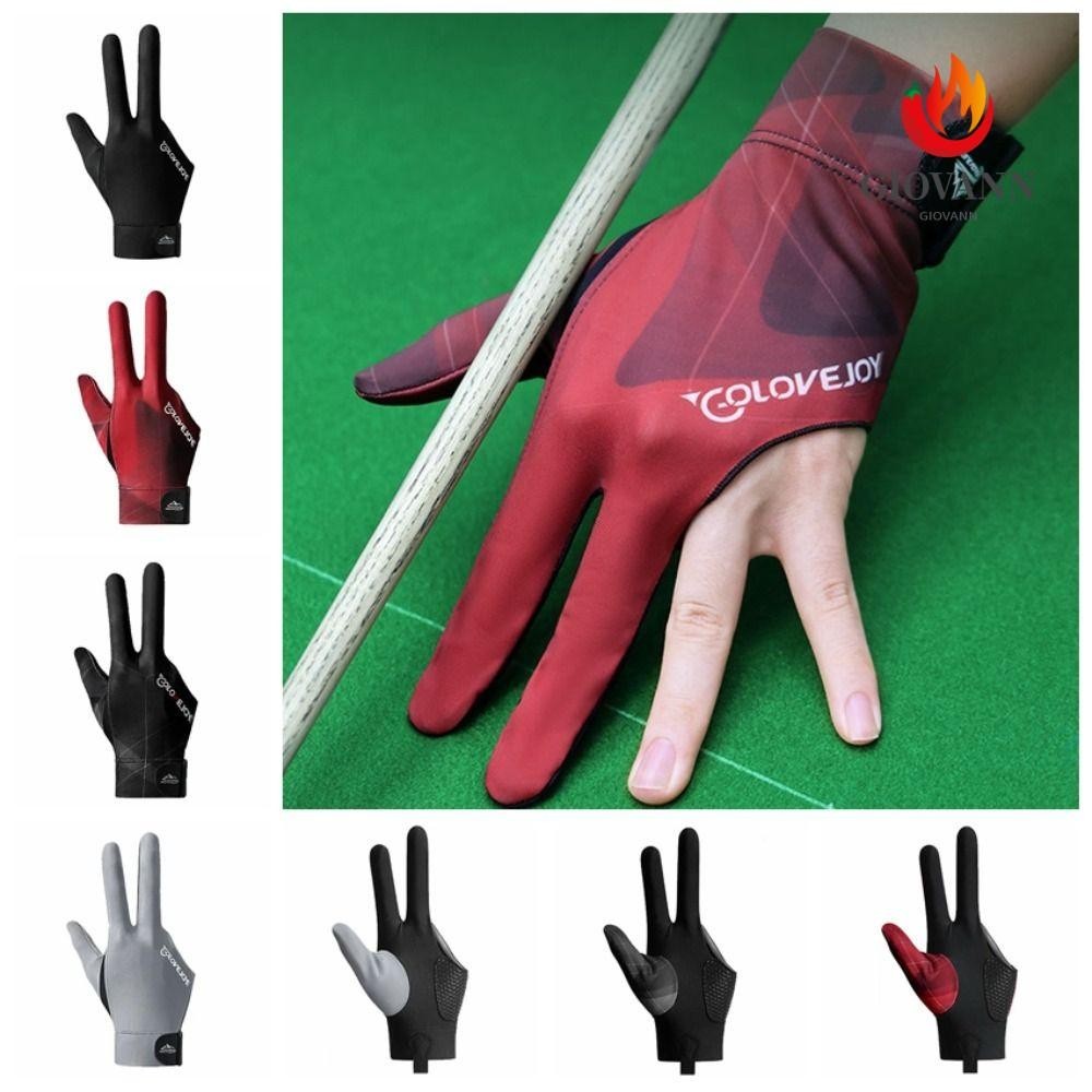 Giovanni 3 Fingers Billiard Glove, โพลีเอสเตอร ์ Full Finger สไตล ์ ...