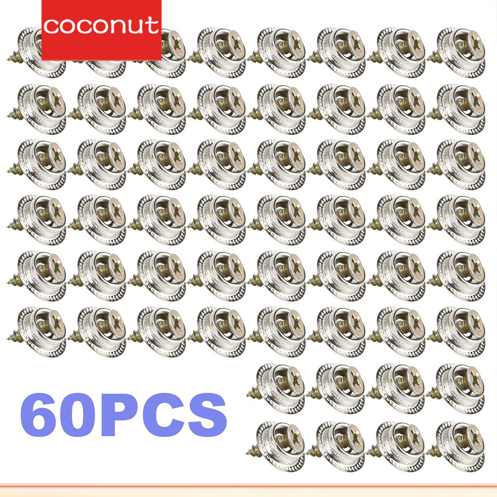 【Coco 】1/2/3 หลังคารถrivets Headliner Repair Rivet RetainerแบบพกพาUniversal Fixingหัวเข ็ มขัดสก ...