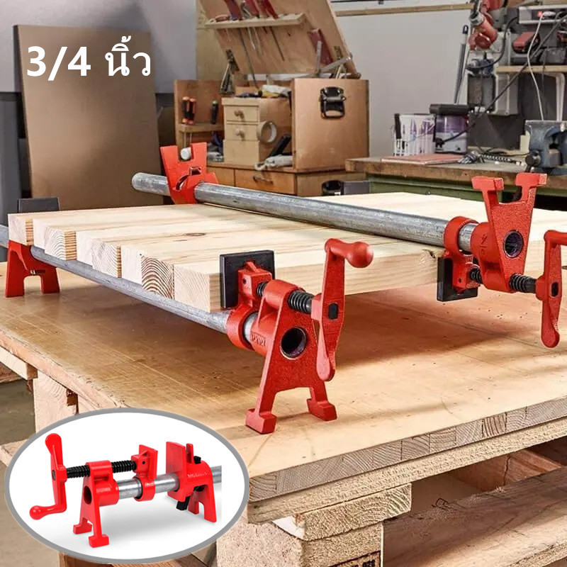666 Tool 3/4 นิ้วท่อแคลมป์มือข้อเหวี่ยงงานไม้แนวตั้งอุปกรณ์ติดตั้งแคลมป์อย่างรวดเร็วเครื่องมือ ...