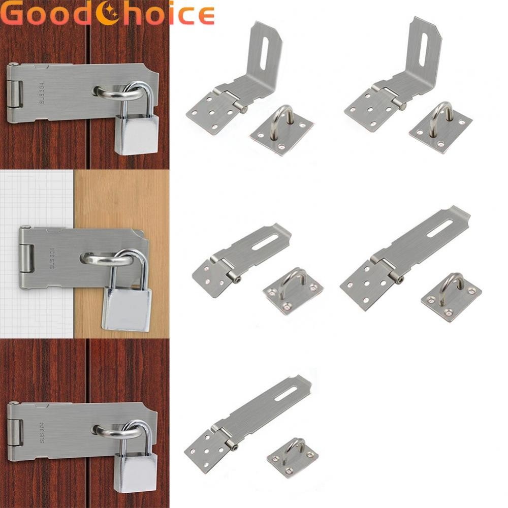 【Good】Padlock Hasp Door Clasp Lock For Securing Various Doors 304 ...