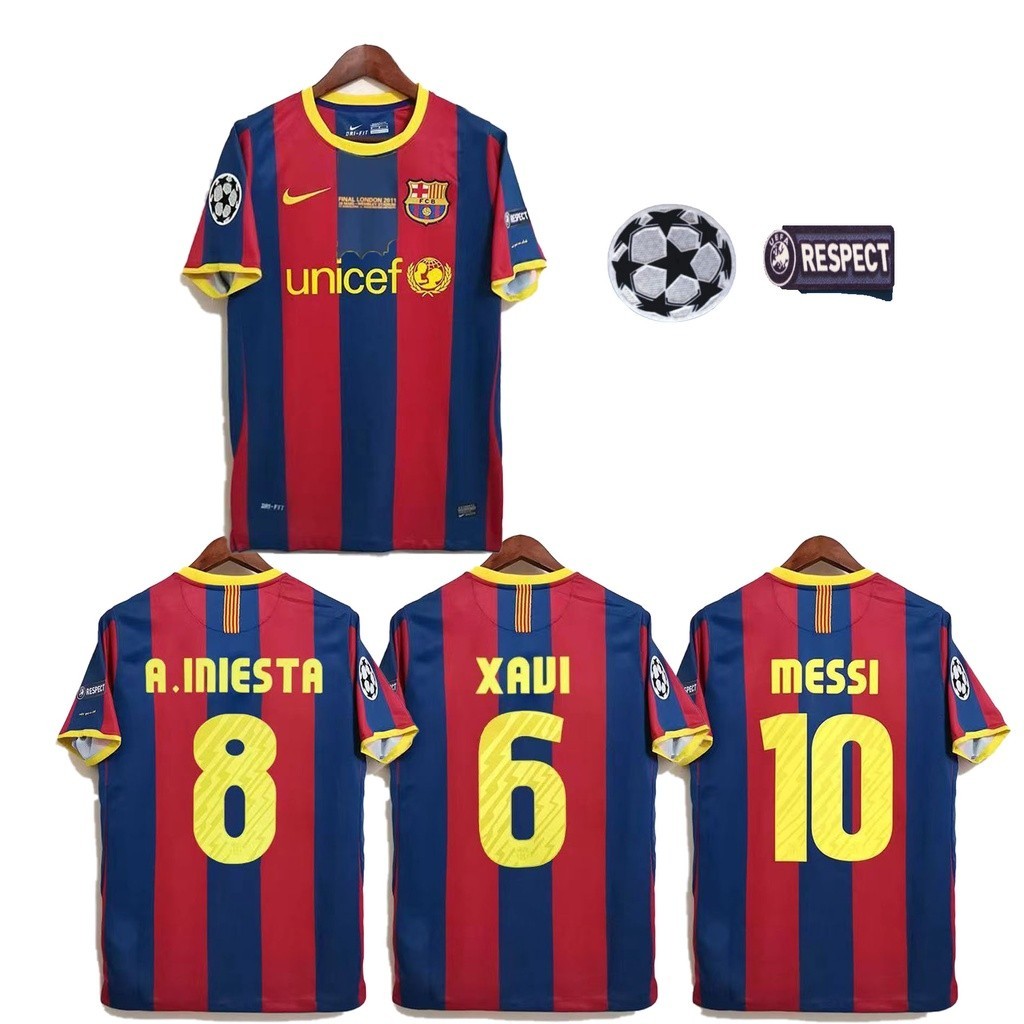 [Retro Issue] 10 11 basa Barcelona MESSI เสื้อฟุตบอลแมน | Shopee Thailand