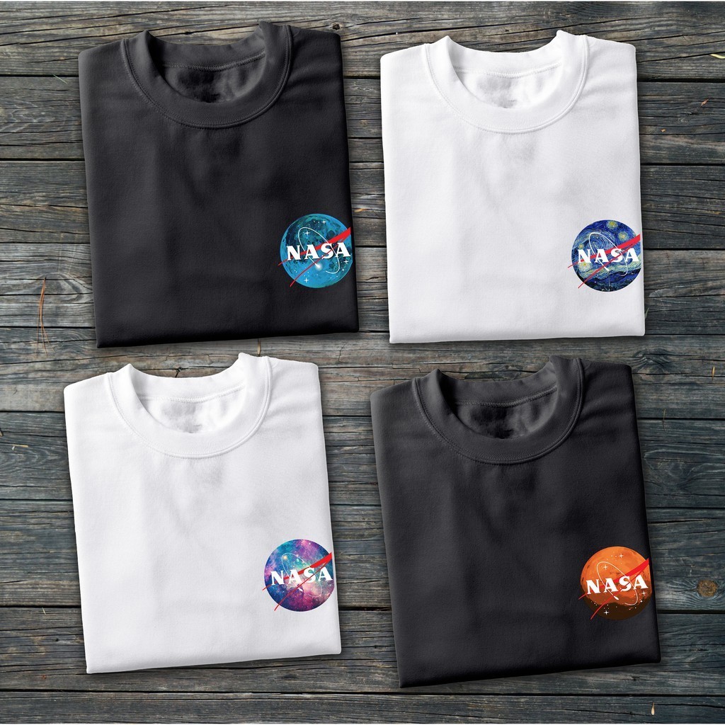 เสื้อยืด NASA t shirt minimalistic design - Nasa P สไตล์ รัดรูป น่ารัก ...