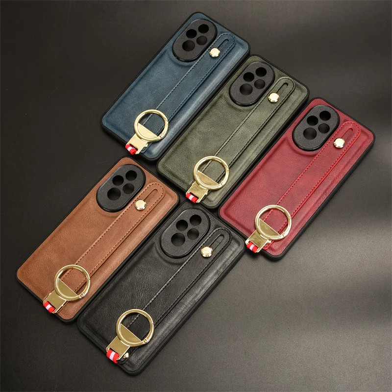 สําหรับ Honor 200 Pro 5G Anti detachment สายรัดข้อมือพร้อมห่วงฝาหลัง ...