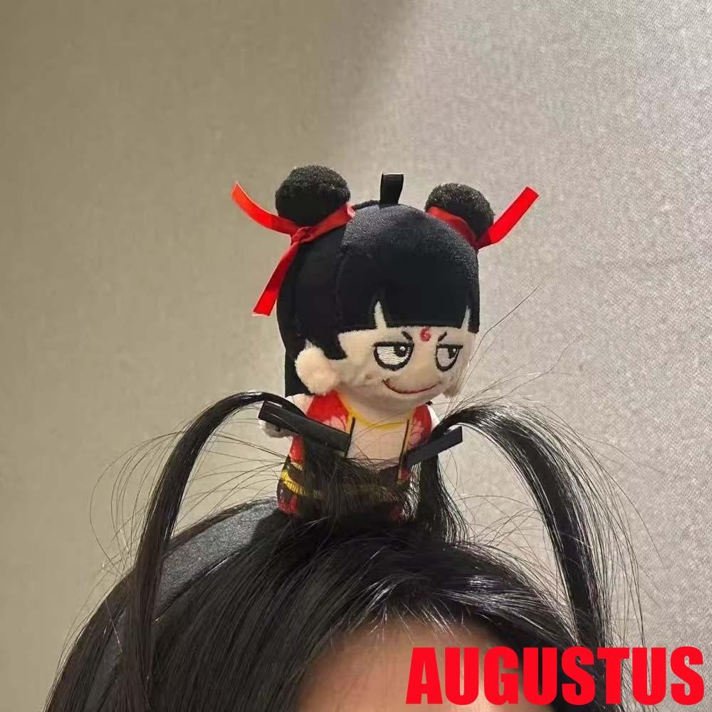 Augustus NeZha Hair Hoop, Kwaii ตุ๊กตาพลาสติกแถบคาดศีรษะ, กิ๊บตลก ...