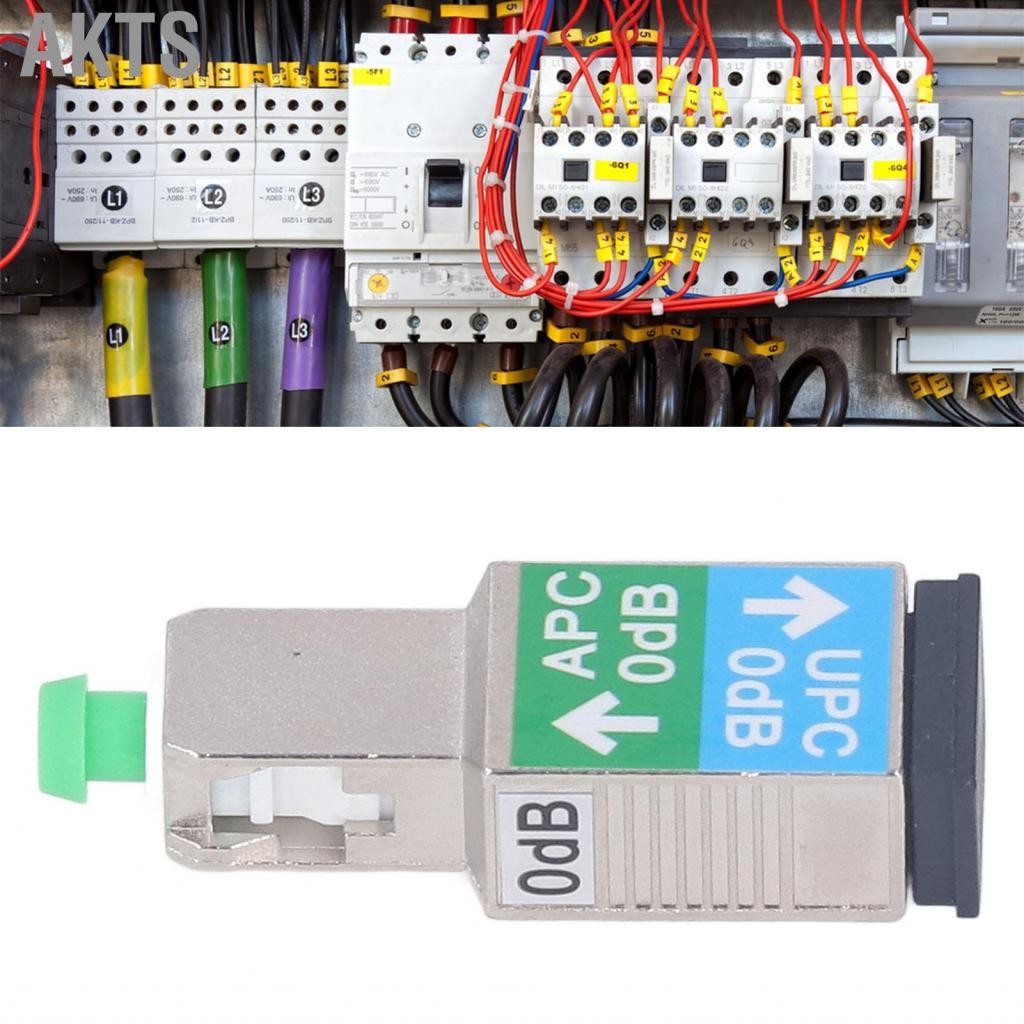 AKTS Optical Fiber Convertor Sc Optic Connector Adapter ยับยั้งเสียงรบ ...