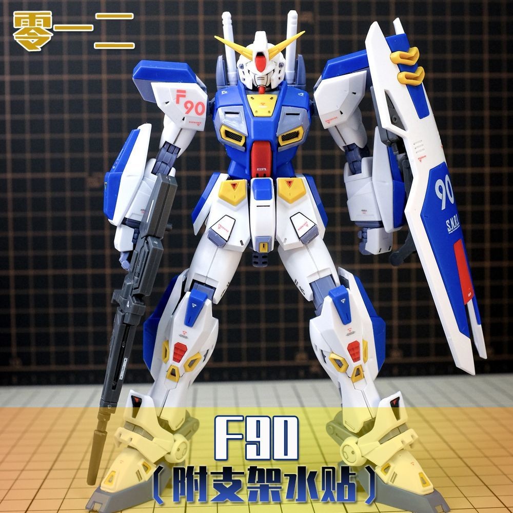 โมเดลกันดั้ม gundam มีสินค้า 012 MG1/100 F90 - F90 การจํากัดเครือข่าย PB ส่งสติ๊กเกอร์น้ํา ของ ...