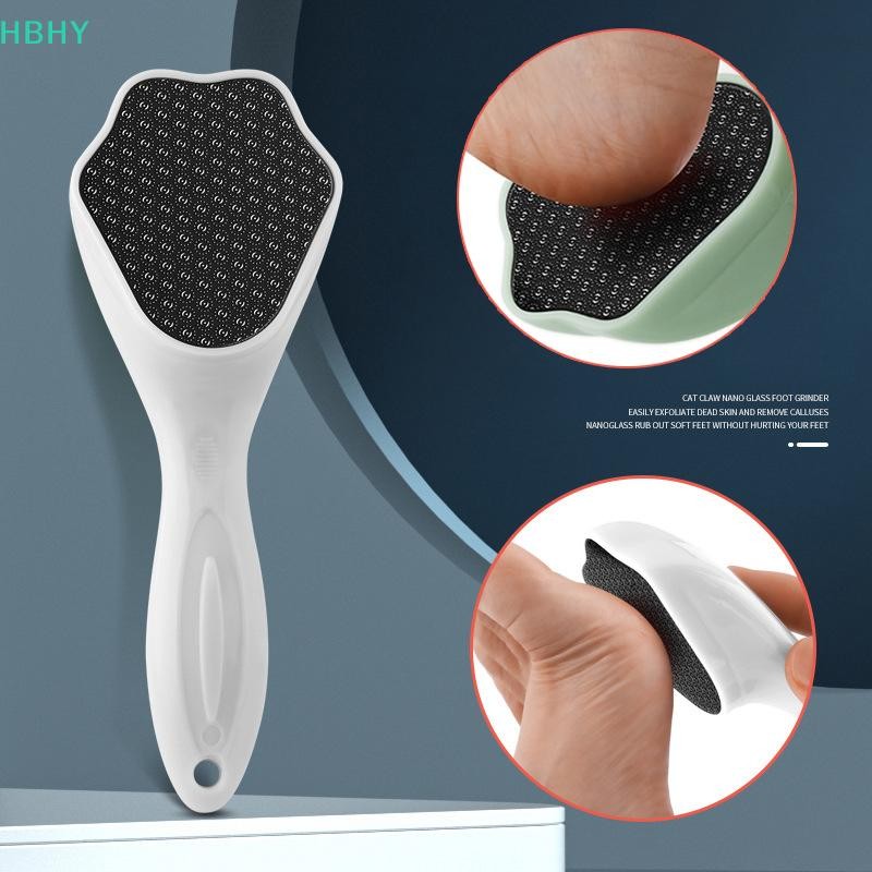 HB Cat Paw Nano Glass Footplate แฟ้มมือถือเท้า Exfoliating Dead Skin ...