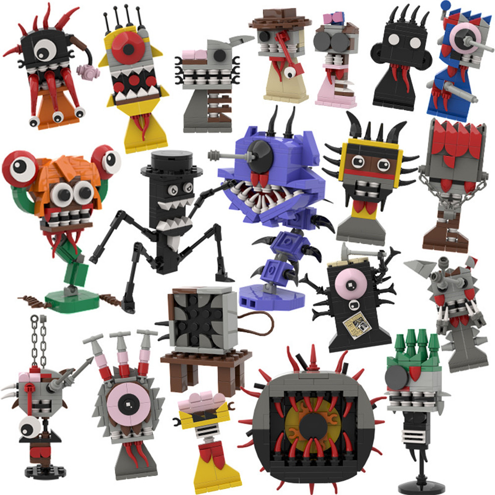 บล็อกตัวต่อเกม Sprunki,Sprunki Incredibox ของเล่น Sprunki Wanda ตัวเลข ...