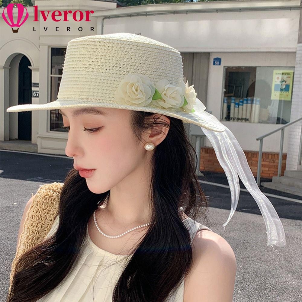 หมวกเบสบอล LVEROR หมวกกันแดดกันแดดปีกใหญ่ แฟชั่น หมวกชาวประมงดอกกุหลาบป้องกันรังสียูวี | Shopee ...