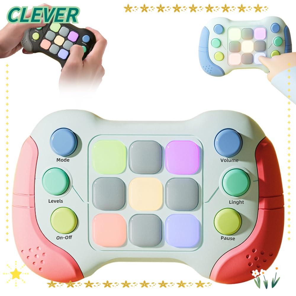 Clever ฟองเพลงไฟฟ้า|Quick Push Game Light Up Press Push Game, Memory ...