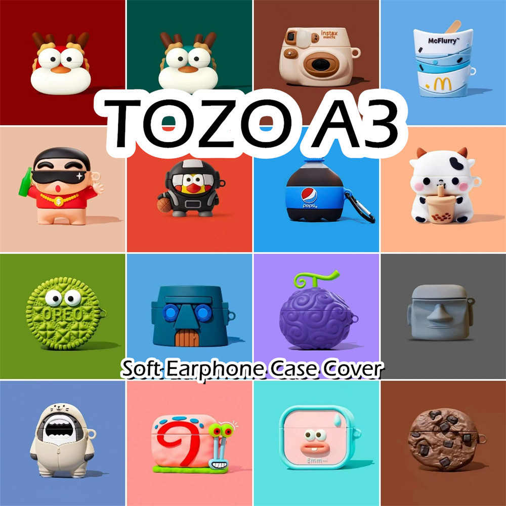พร้อมส่ง! นําไปใช้กับ TOZO A3 เคส Case เคสหูฟัง การ์ตูนน่ารัก ซิลิโคน ...