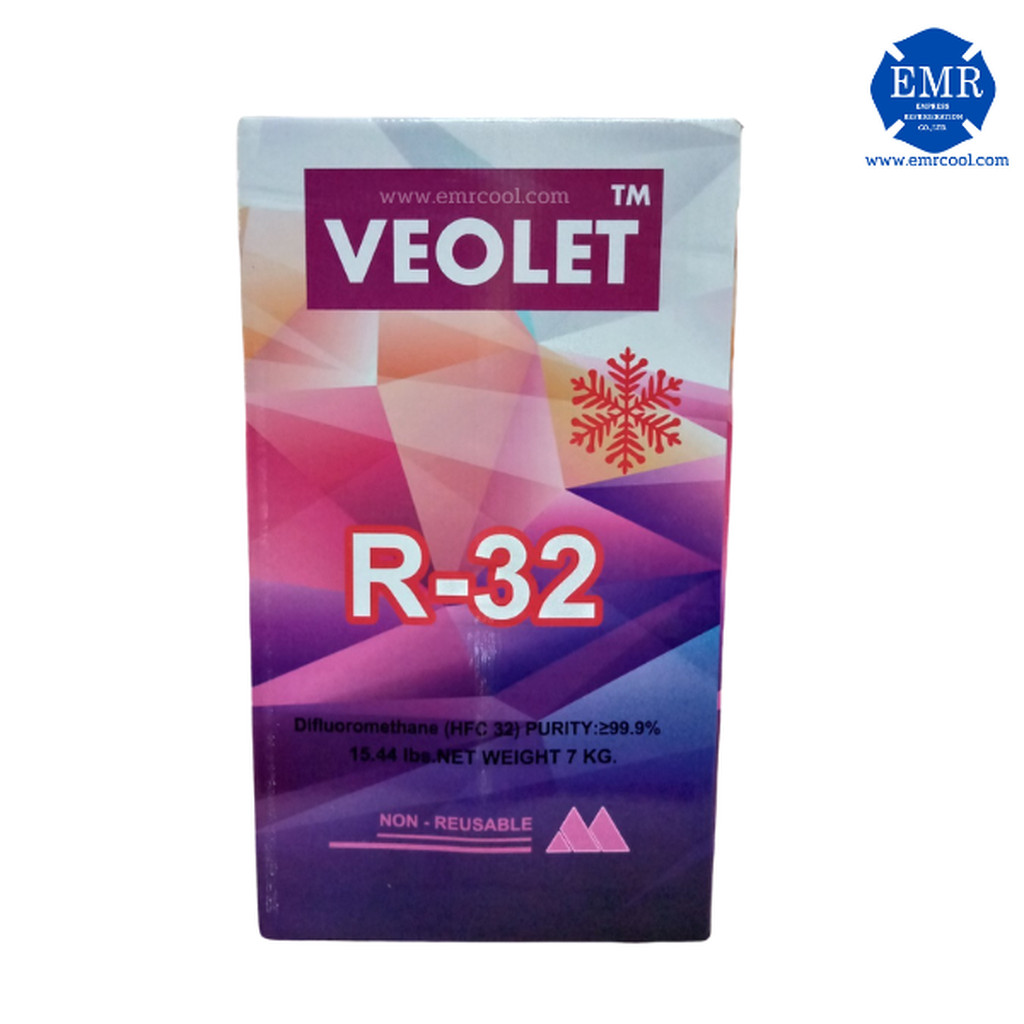 VEOLET น้ำยาแอร์พร้อมถัง ขนาดบรรจุ (7 KG/ถัง) R-32 | Shopee Thailand