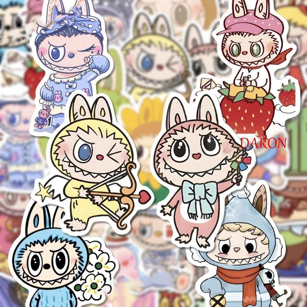 Daron 53PCS Labubu Stickers, กันน ้ ําน ่ ารัก Graffiti Labubu Decals ...