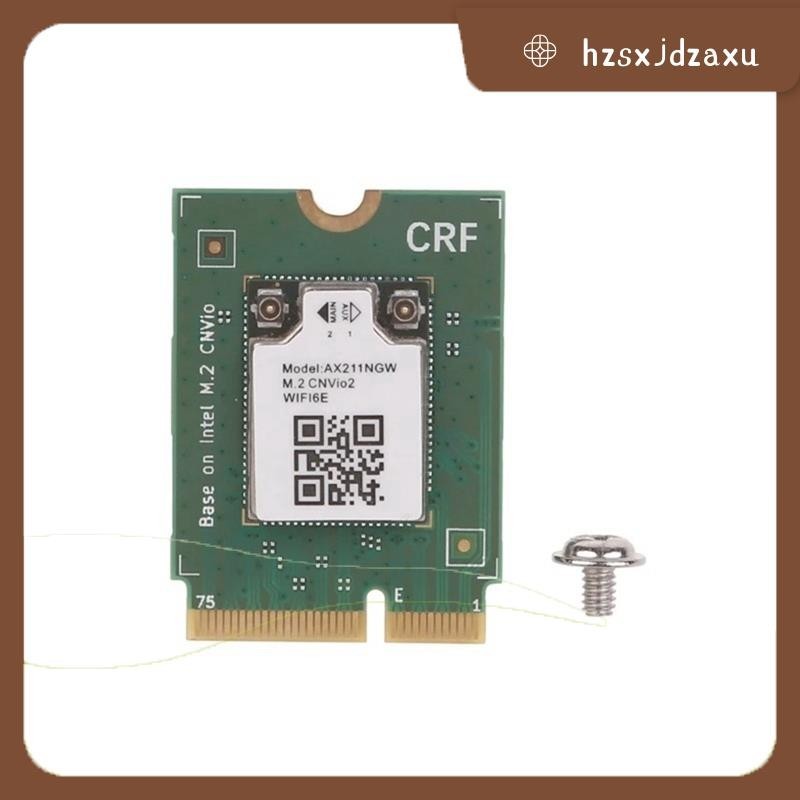hzsxjdzaxuAX211NGW Wifi 6E การ์ด M.2 Key E CNVio2 อะแดปเตอร์บลูทูธ 5.3 ...