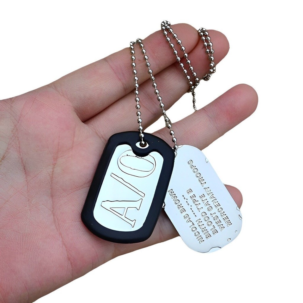 สินค ้ าอะนิเมะ GANGSTA Black Street Bandit Nicholas Dog Tag สร ้ อยคอ ...