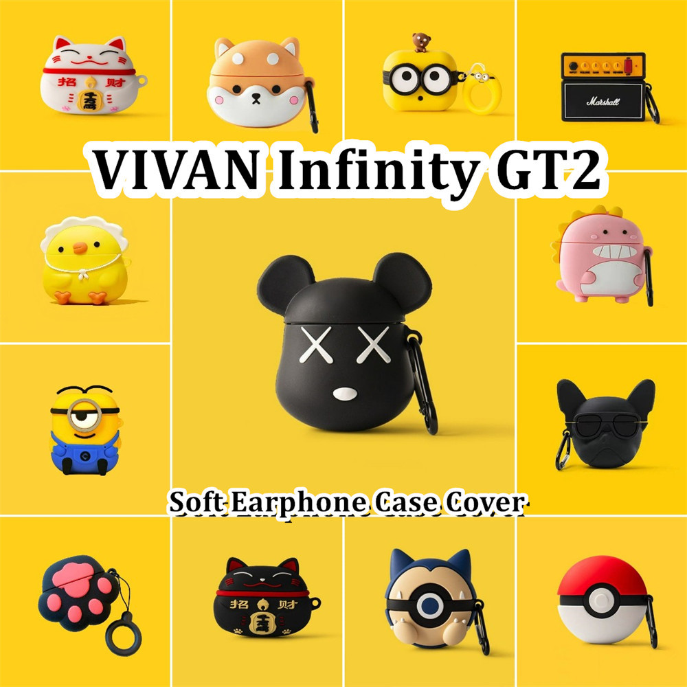 สวยงามสําหรับ Vivan Infinity GT2 กรณีการ์ตูนที่น่าสนใจซิลิโคนอ่อนนุ่มหู ...