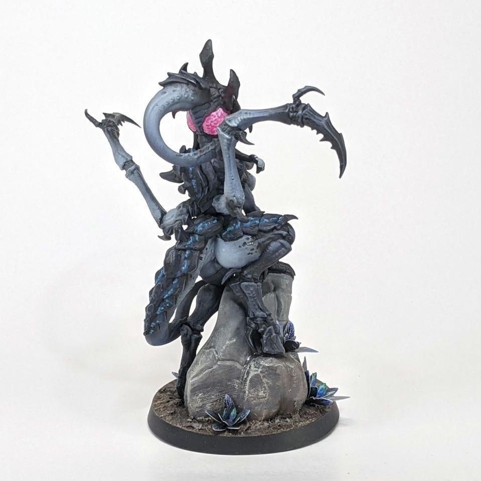 Warhammer 40k Neural Knife Axe Worm 70mm Soldier Figure Model สีขาว ...