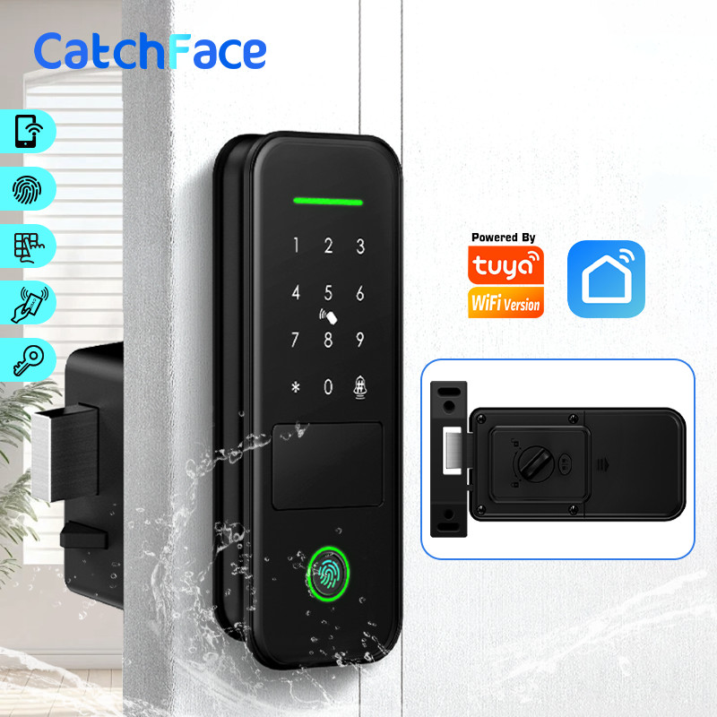 Fingerprint Waterproof Outdoor Garden Lock Remote TUYA WIFI App Smart ...