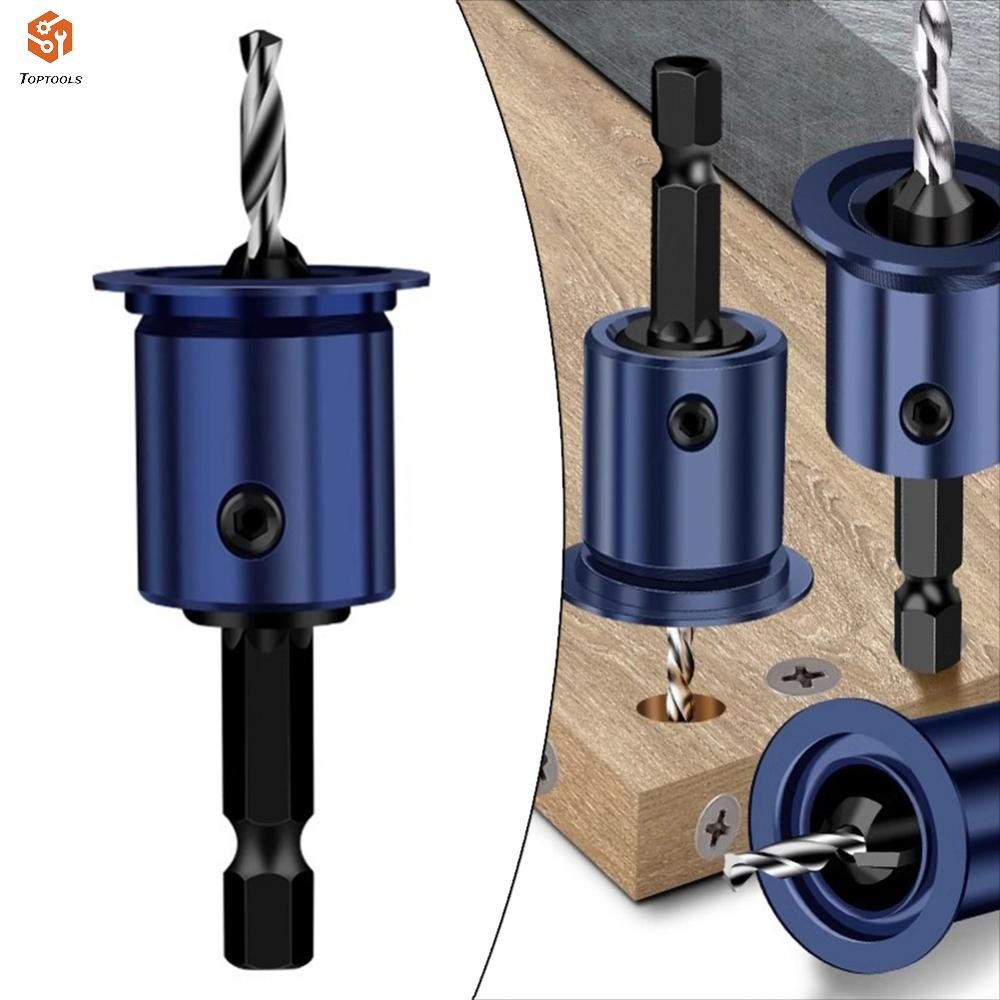 Countersink เจาะ Flush สกรูหัวหกเหลี่ยมประแจเปลี่ยน Chucks ด่วน 4 ชิ้น ...