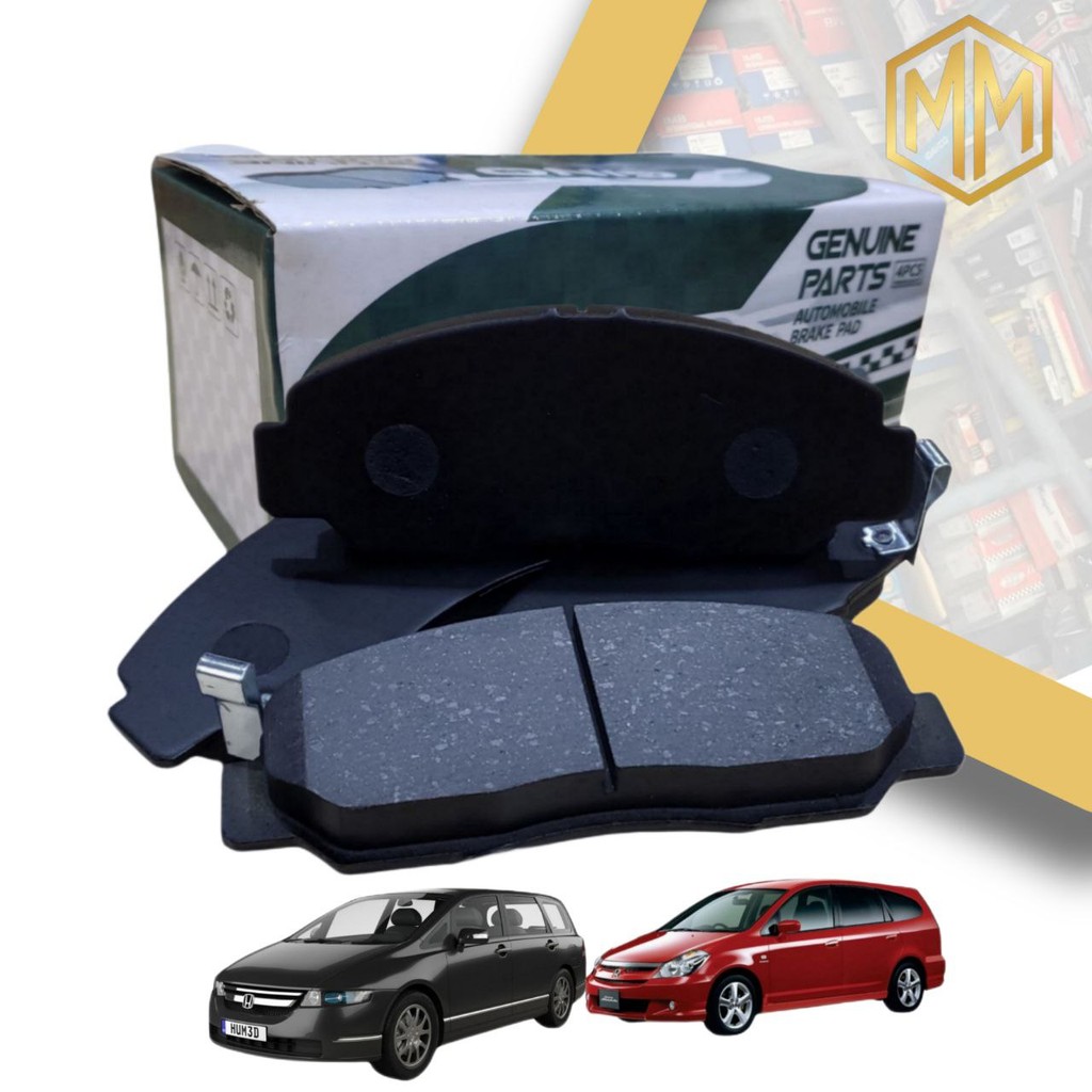 ผ้าเบรค GINO ด้านหน้าและด้านหลังสําหรับ HONDA ODYSSEY RA6 / HONDA ...