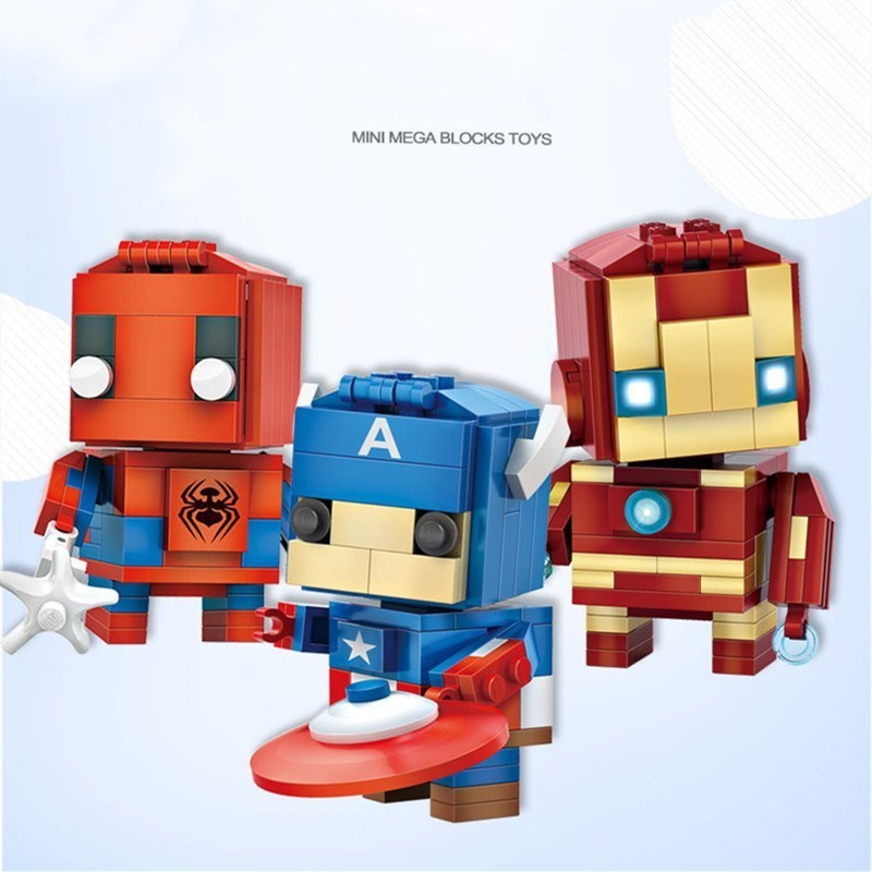 Super Heroes LOZ Mini Building Blocks Diy ของเล่นเด็กเพื่อการศึกษา ...