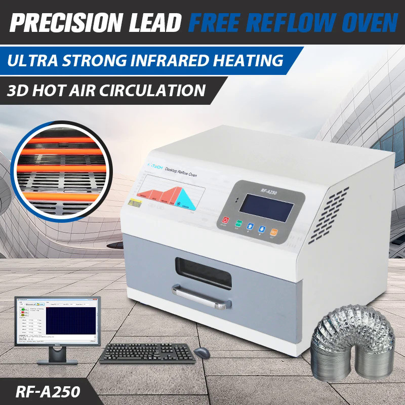 ITECH SMT High Quality PCB Hot Air Reflow Oven Smd Infrared IC Heater ...