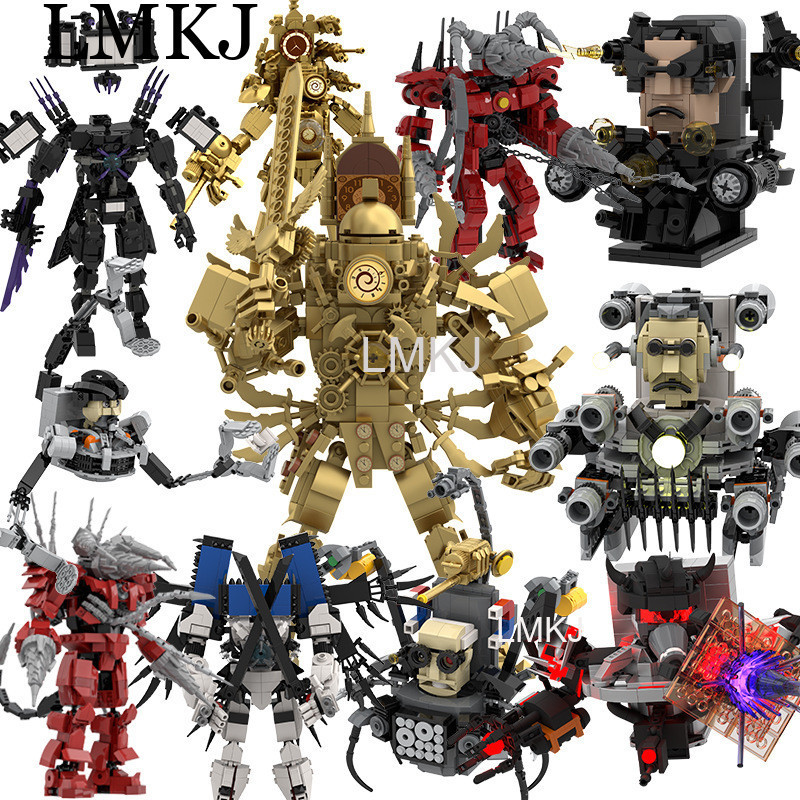 LEGO Titan man Titan TV man อัพเกรด Titan G-man Titan man Building ...