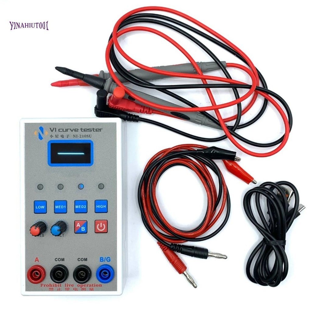 Yinahiut001 】 จอแสดงผล LED Dual Channels มือถือ VI Curve Tester 4 ...