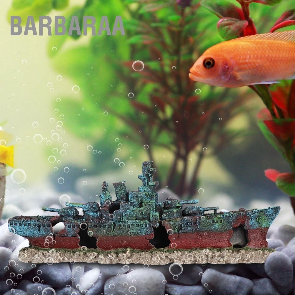 Barbaraa เรซิ่นซากเรือจมเรือรบสงครามเรือตู้ปลาพิพิธภัณฑ์สัตว์น้ำ ...