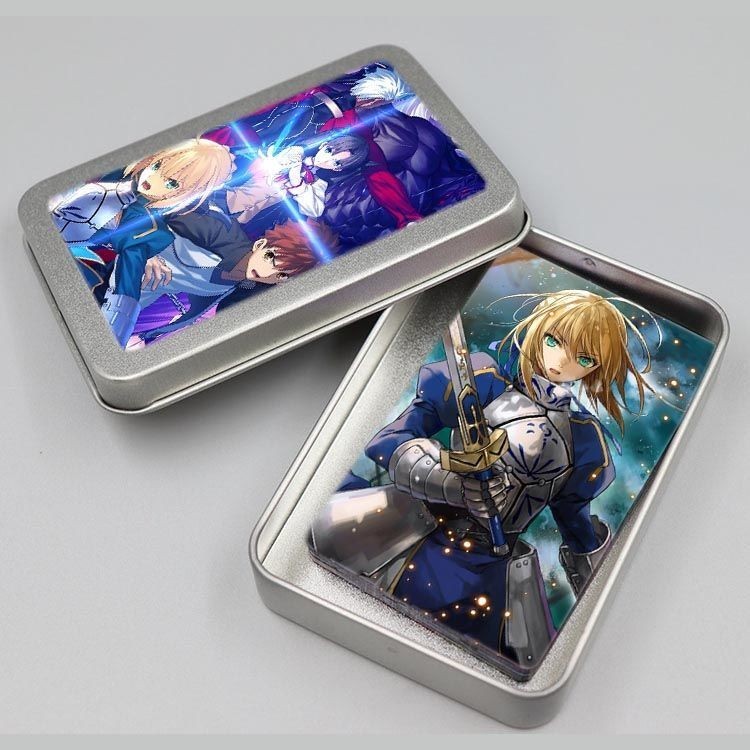Fate night fate stay night fate stay night SABER 30 แผ่น Tin Box การ์ด ...