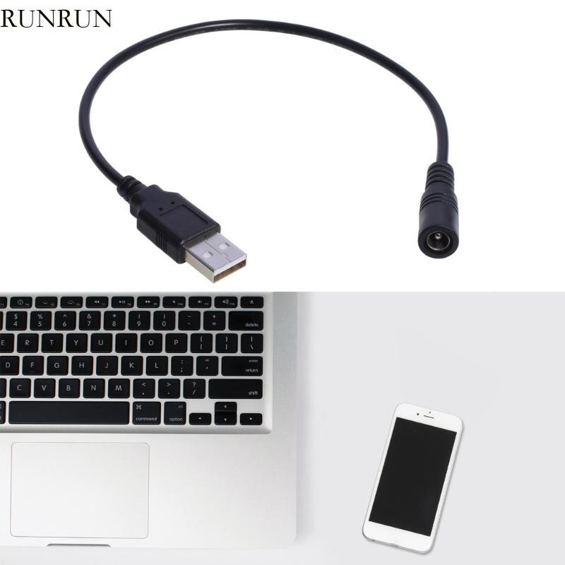 Run USB ชาย 5 5x2 1 มม.หญิง DC5V ปลั ๊ กจ ่ ายไฟ Barrel Connector สาย ...